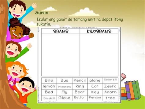 4thgradingmathmodule9solves Routine And Non Routine Problems Involving Masspptx