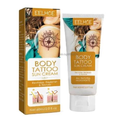 Слънцезащитен крем за татуировки Запазете яркостта и дълготрайността на вашите татуси