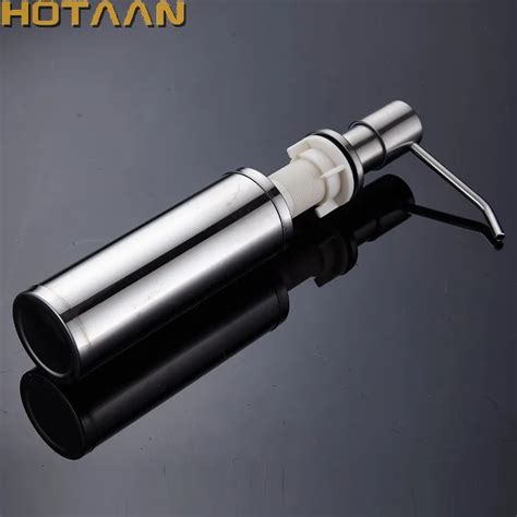 250ml New Brushed Nickel Hand Soap Dispenser Metal Stainless Steel