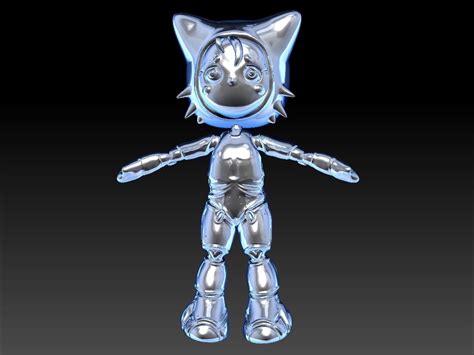 ArtStation - Cyber cat toy