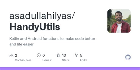 Asadullah Ilyas On Linkedin Github Asadullahilyashandyutils Kotlin And Android Functions To