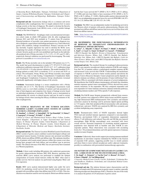 Pdf 130 Pattern Of Lymph Node Metastases In Gastric Cancer—a Side