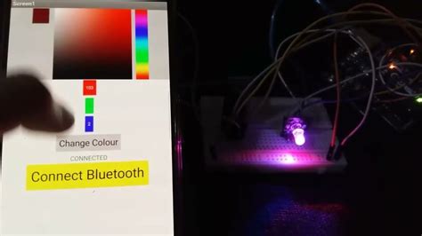 Demo Arduino Rgb Led Control Android App With Mit App Inventor Youtube