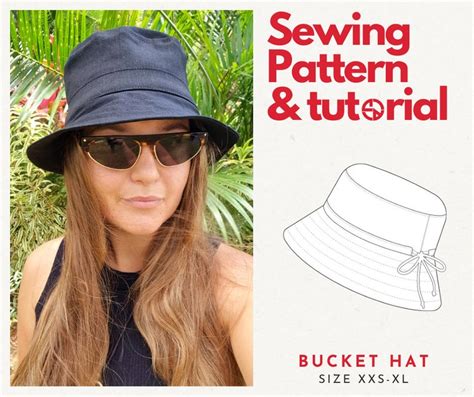 Bucket Hat Sewing Pattern Pdf Safari Hat Sewing Pattern Diy Summer