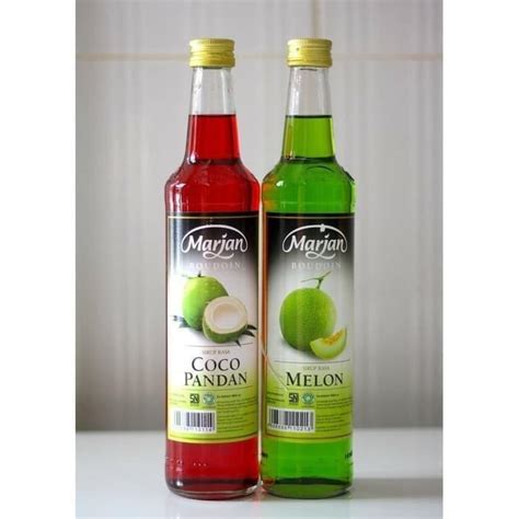 Jual Sirup Marjan Boudoin 460 Ml Rasa Melon Dan Cocopandan Sirup Marjan