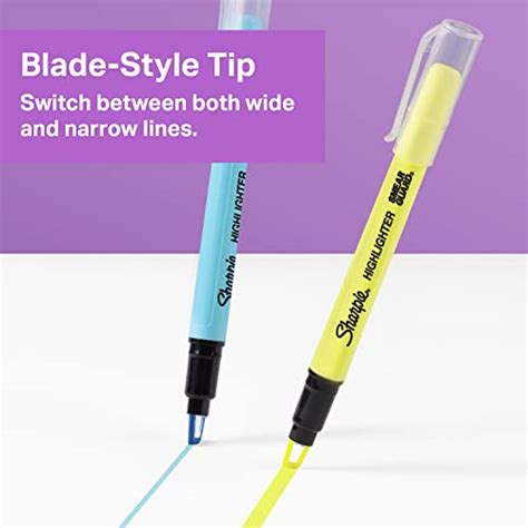 Sharpie Highlighter Clear View Highlighter With See Through Chisel Tip Tank Highlighter
