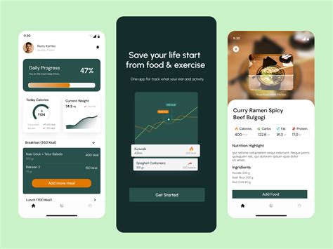 Food Tracker App By Alyefi On Dribbble