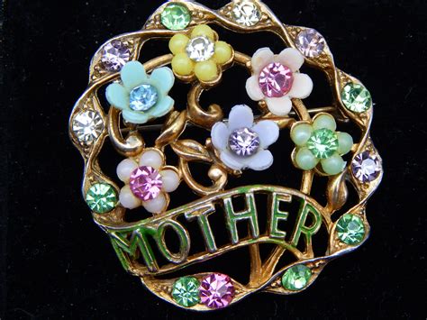 Broche ancienne Art Déco pour une mère des années Etsy France