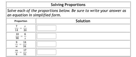 answered solving proportions solve each of the… bartleby