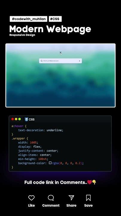 Modern Website Layout Css Coding Responsivewebsite Modern Website Youtube