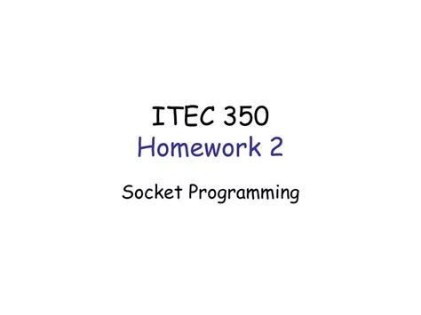 Ppt Tcp And Udp Socket Programming In Java Application Programming Interface Api Powerpoint
