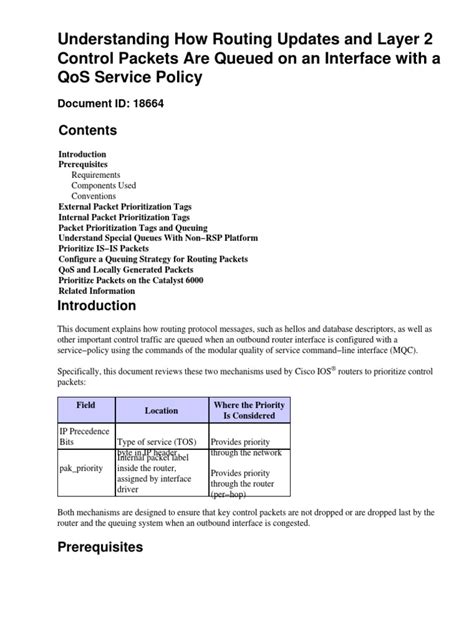 Pdf Understanding How Routing Updates And Layer 2 Control Packets Are