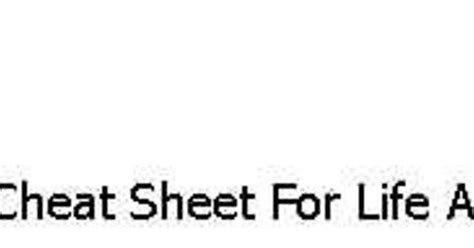 Schools Out The Ultimate Cheat Sheet For Life After Graduation Imgur