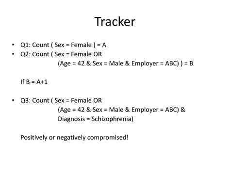 ppt cs573 data privacy and security statistical databases powerpoint
