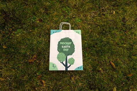 재활용 가방 모형 디자인 프리미엄 Psd 파일