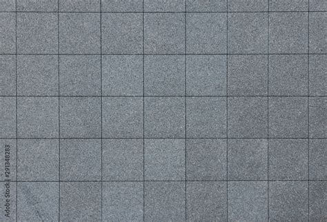 Top View Of Fireproof Waterproof Exterior Wall With Gray Cladding Panels Blank Gray Tiles On