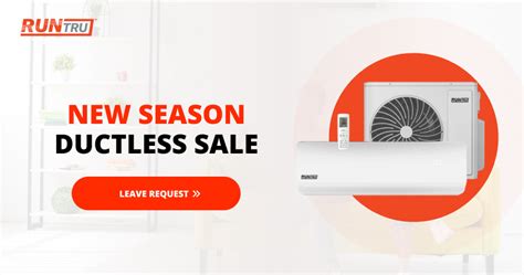 Buy Runtru Ductless Air Conditioner In Canada Runtru Ductless Ac On Sale Thehvacservice Ca