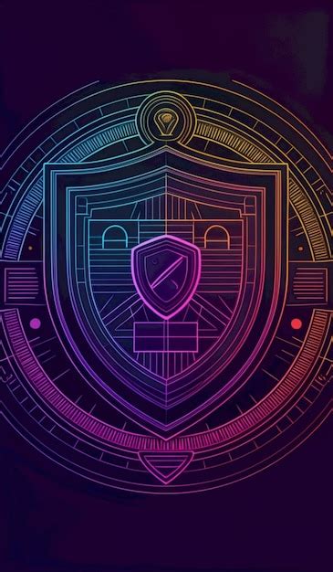 A Shield With A Crest And A Shield With A Crest And A Shield With A