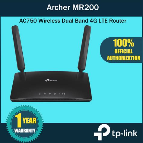 【freebie Sim Card】tp Link Archer Mr200 Ac750 Wireless Dual Band 4g