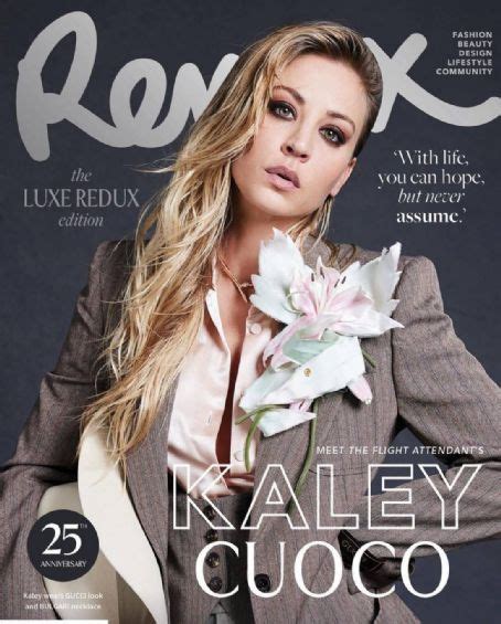 Kaley Cuoco Remix Magazine June 2022 Cover Photo New Zealand