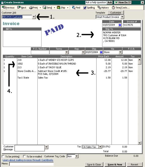 Create Invoice Template Quickbooks Professional Sample Template Collection