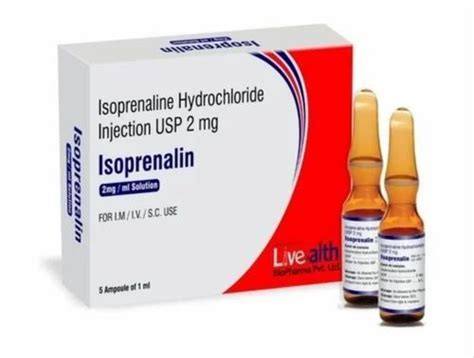 Isoprenaline Hcl Injection Isoprenalin Injection At ₹ 1000 Strip In Nagpur