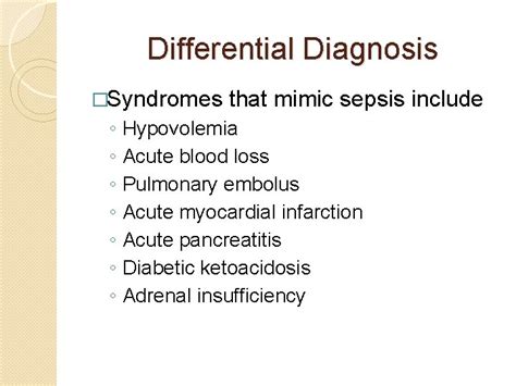 Objectives Discuss Differences Between Pediatric And Adult Sepsis