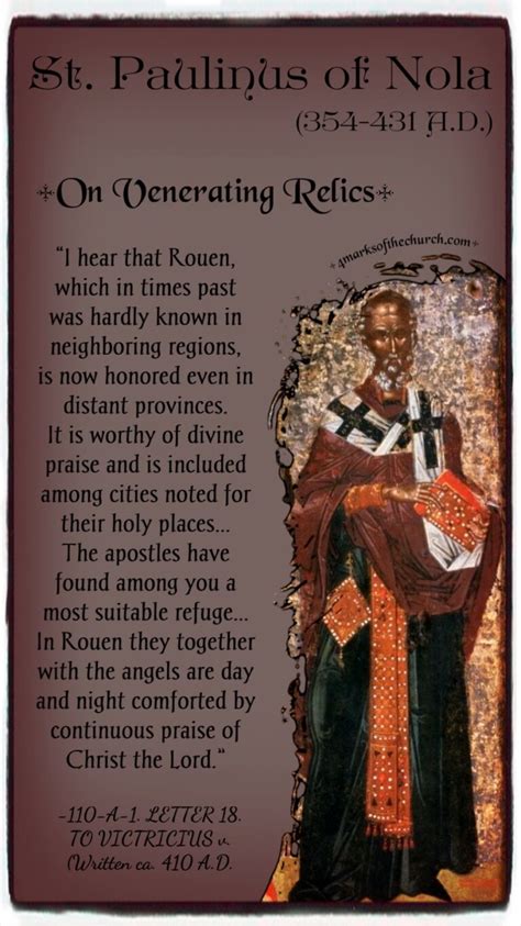 Paulinus Of Nola The 4 Marks