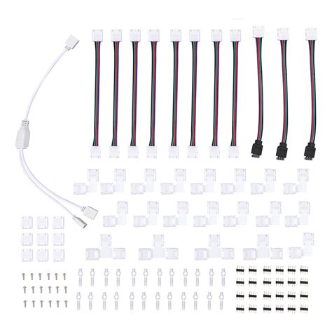 ETHZZLE Led Light Strip Connectors Set For Home Lighting Set Walmart Com