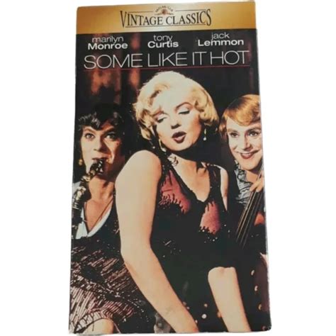 Some Like It Hot 1997 Vhs Marilyn Monroe £477 Picclick Uk