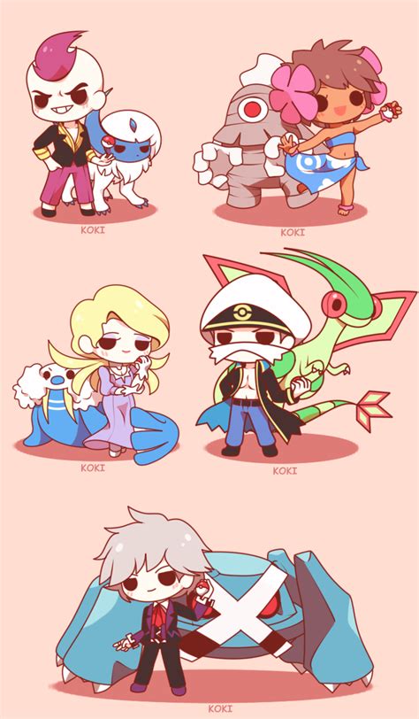 Koki Arts Absol Drake Pokemon Dusclops Flygon Glacia Pokemon