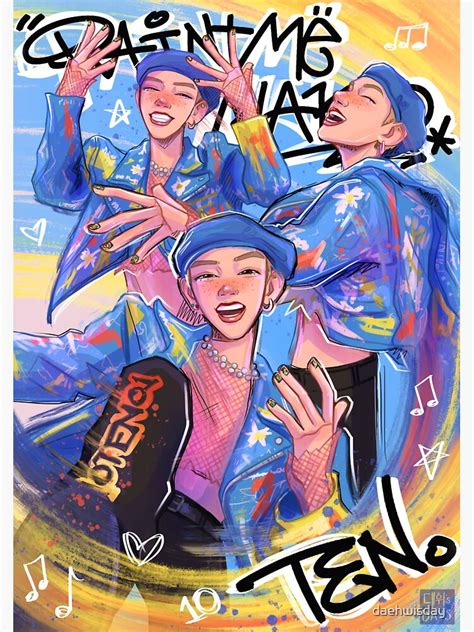 Ten Paint Me Naked Fanart Sticker For Sale By Daehwisday Redbubble