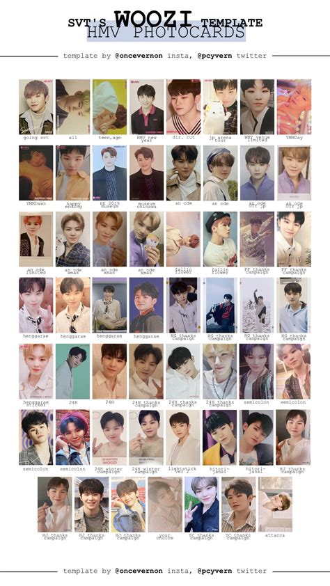 Bella On Twitter Scoups Jeonghan Joshua Attacca Templates With All Album Inclusions Plus The