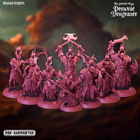 Dnd Minis 3d Dnd Miniatures Dnd Pack 3d Printer Files Etsy