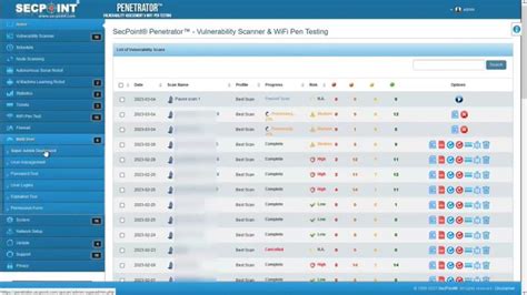 Secpoint On Linkedin Secpoint Penetrator V56 Superadmin Dashboard