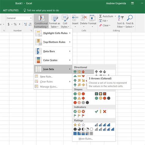 Andrew S Excel Tips Icon Set Alternative