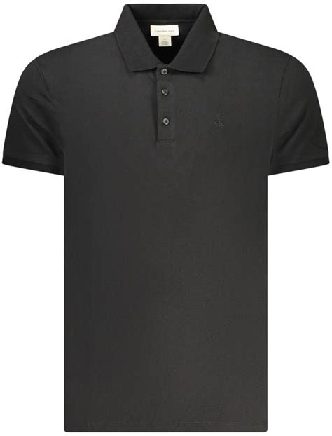 Calvin Klein Calvin Klein Black Cotton Men Polo Shirt Sale € 7949