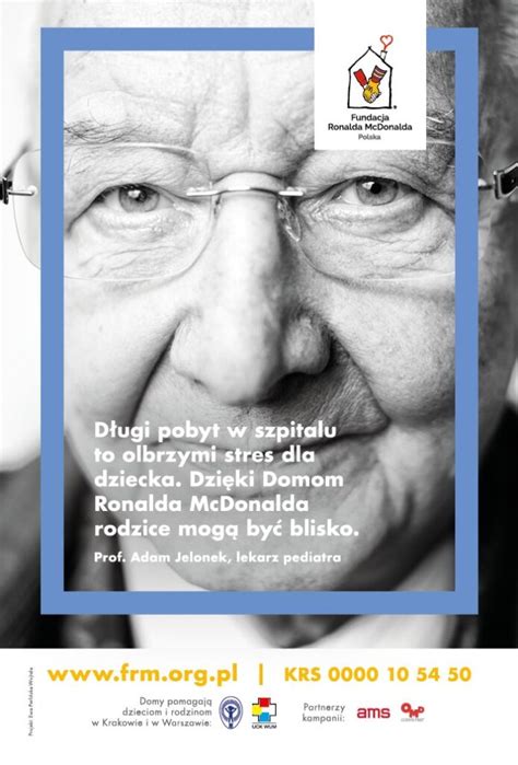 Kampania społeczna Aby rodzina mogła być razem Fundacja Ronalda