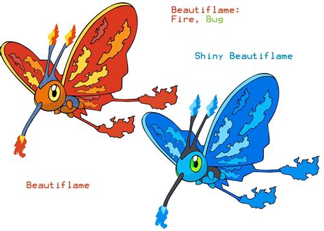 I Made A Fire Bug Type Beautifly R Pokemon