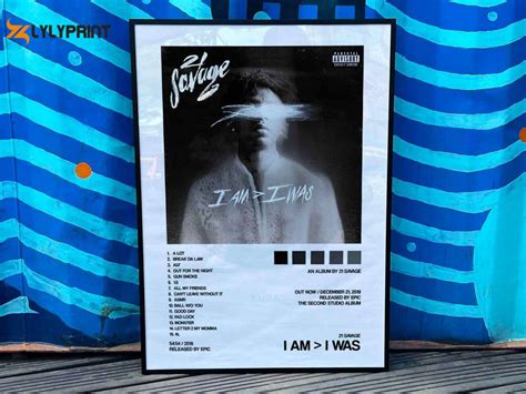 21 savage i am greater than i was album cover poster 2 timezily