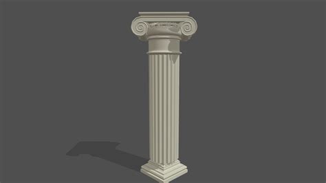 Ionic Column 3D Model By Llllline 82a4d30 Sketchfab