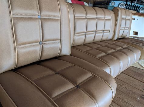Jeep Cj Levis Seats Remanufactured Blue Tan Or Black With New