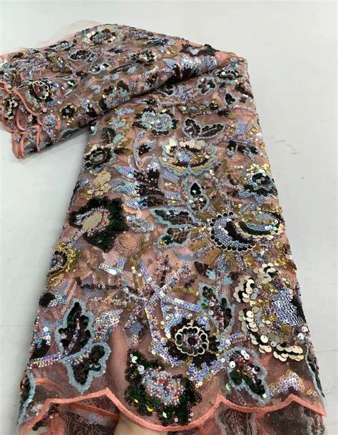 Luxury Multi Color Sequin Fabric Scale Sequin Prom Evening Etsy