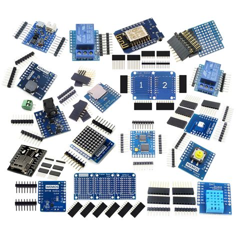 Wemos D1 Mini Nodemcu Lua Esp8266 Relay Shield Proto India Ubuy