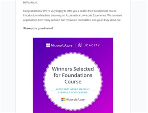 Pankhuri Bhatnagar On Linkedin Udacitymicrosoftmlscholarship