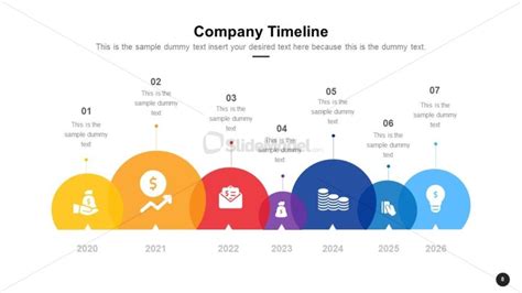 Morph Timeline PowerPoint Slide SlideModel