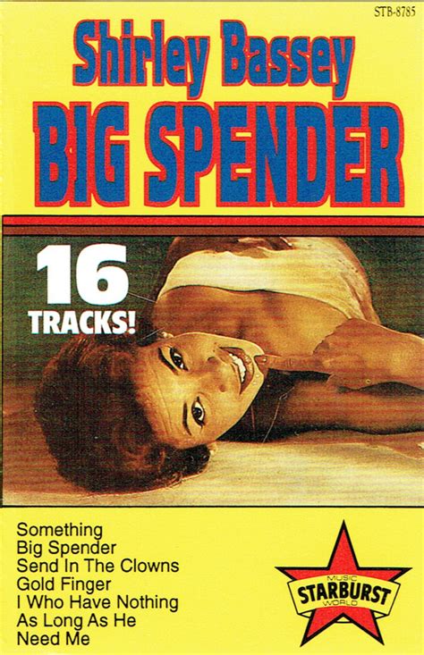 Shirley Bassey Big Spender 1993 Cassette Discogs