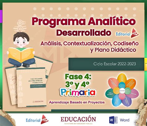 Programa Analítico Desarrollado Fase 4 3° Y 4° Grado De Primaria