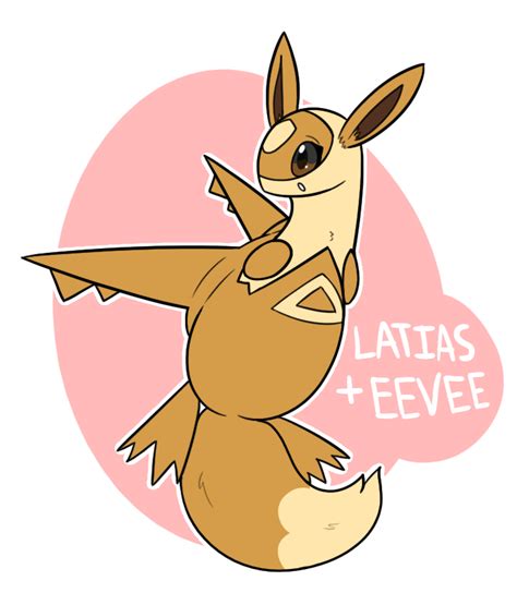 Pokefusion Latias Eevee By Chocend On Deviantart