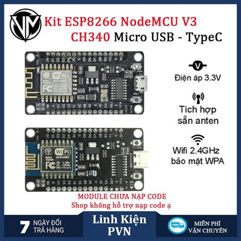 Nodemcu Lua Wifi V3 Esp8266 Ch340 Circuit No Code Recharge Shopee